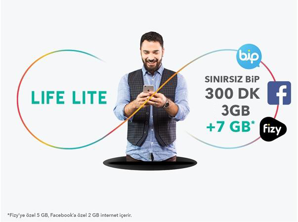 Life Lite | Postpaid | Paket Detay | Kuzey Kibris Turkcell